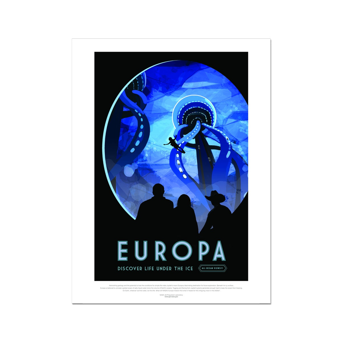 JPL Europa Fine Art Print Fine Art Print – sableflow